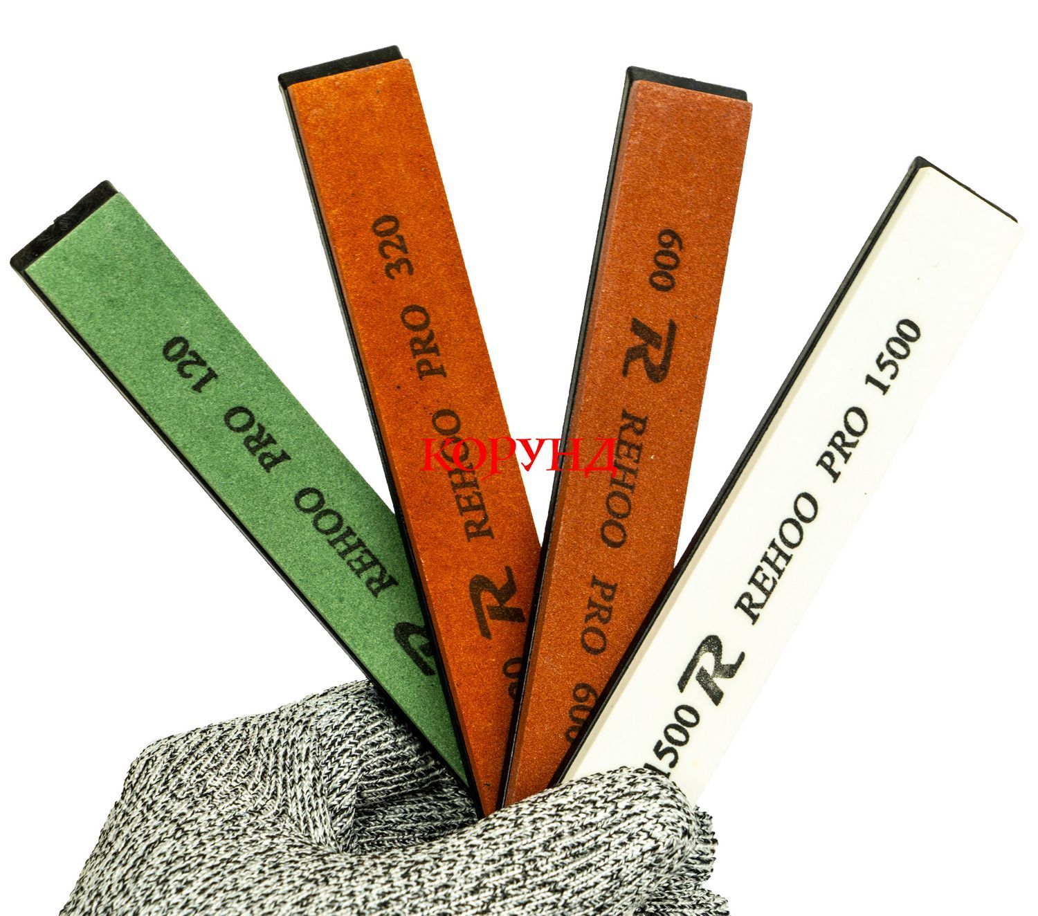 Набор точильных камней REHOO - 4шт (#120, #320, #600, #1500 GRIT ...